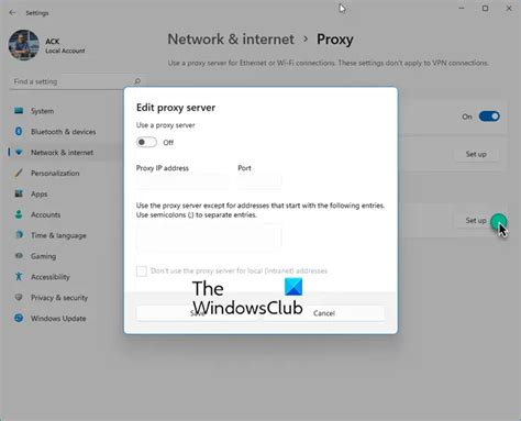 Find Out And Reset Win Proxy Server Settings In Windows 11
