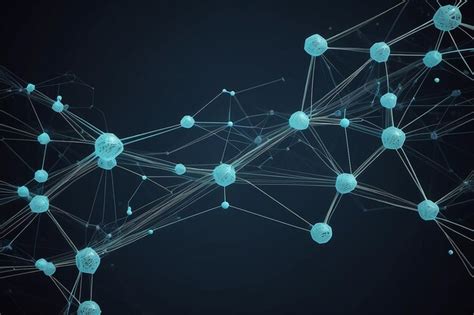 Premium Photo An Abstract Node Network Background Image