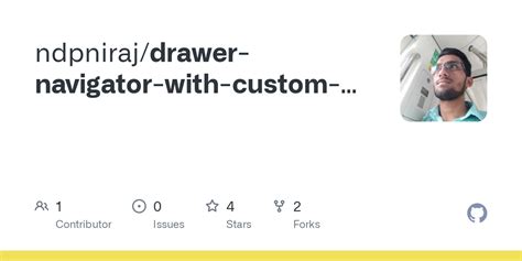 Github Ndpnirajdrawer Navigator With Custom Header