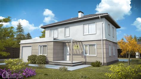 Проект СД 60 Интересный проект двухэтажного дома из СИП панелей 201м2 Двухэтажный Канадский