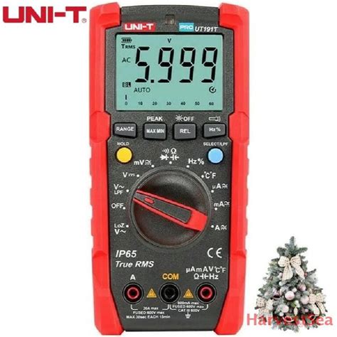 Мультиметр Ut191t Uni T Ip65 20А профессиональный емкость температура частота True Rms