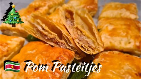 🇸🇷 Surinaamse Pom Pasteitjes Receptsurinamese Chicken Pom Pie Youtube
