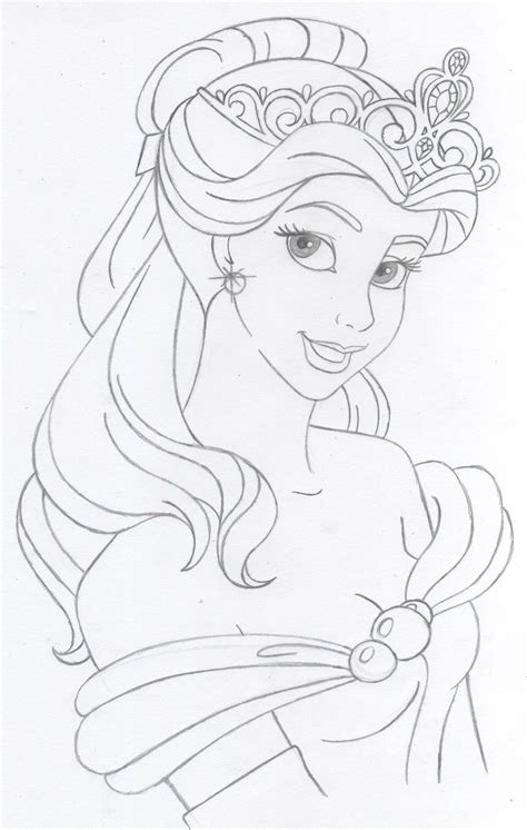 Disney Belle Drawing At Paintingvalley Com Explore Collection Of Disney Belle Drawing