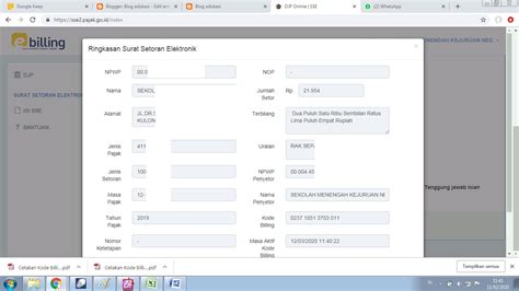 Mengatasi Error 500 Di DJP Online Ketika Login Untuk Membuat Setoran Pajak 2020 Blog Edukasi