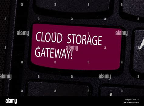 Handwriting Text Cloud Storage Gateway Concept Meaning Server Which