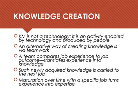 Knowledge Creation Knowledge Architecture Nonakas Model Of Knowledge