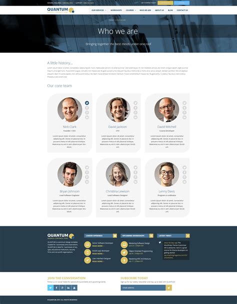 Quantum Responsive Business Wordpress Theme Codester