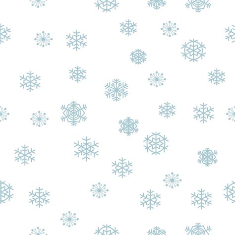 Premium Vector Snowflake Seamless Pattern