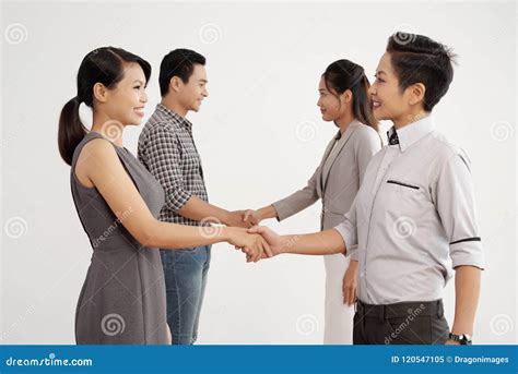 People Handshaking Stock Image Image Of Professional 120547105