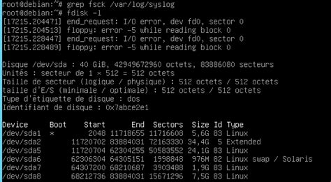 emergency mode fsck sur dev sda5 support debian debian