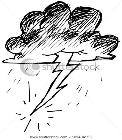 Clouds And Thunder Drawing