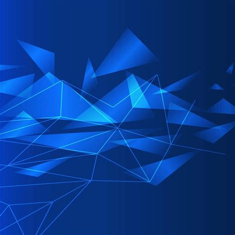 Premium Photo Abstract Network Geometric Background