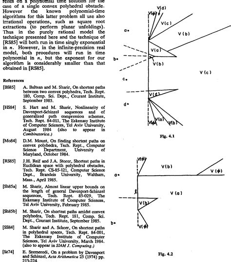 figure 4 1 from on shortest paths amidst convex polyhedra semantic scholar