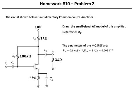 Solved Homework Problem The Circuit Shown Below Is A Chegg