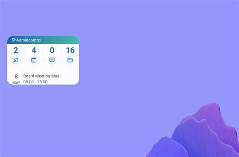 Dashboard Widget Admincontrol Help Centre