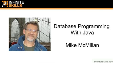 Java Database Programming Tutorial About Mike Mcmillan Youtube