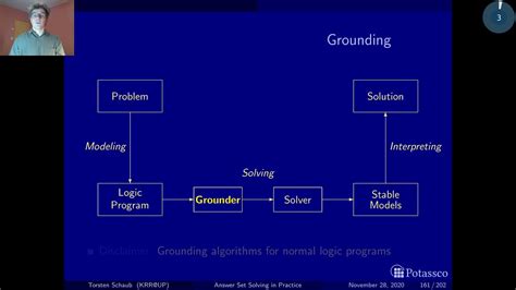 Answer Set Solving In Practice Grounding Introduction Youtube