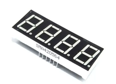 Display De 7 Segmentos 4 Dígitos 056 Cátodo Comum A2 Robotics Arduino