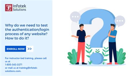why do we need to test authentication login process of any website how to do it best qa