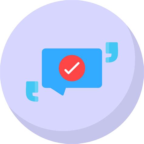 Quotation Flat Bubble Icon 44260710 Vector Art At Vecteezy