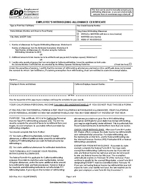 California Form De PDFSimpli