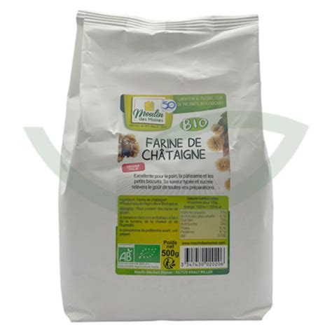 Farine De Châtaigne 500g Moulin Des Moines Top Prix