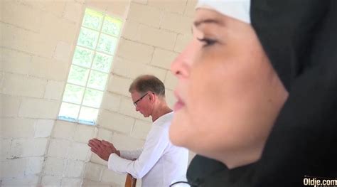 Nun Gives In To Sex Drive With Old Man