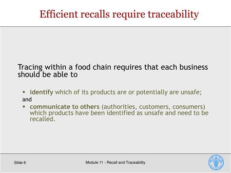 Ppt Recall And Traceability Powerpoint Presentation Free Download Id 6735277