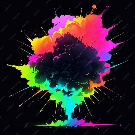 Premium Photo A Colorful Series Of Colors And The Word Cloud