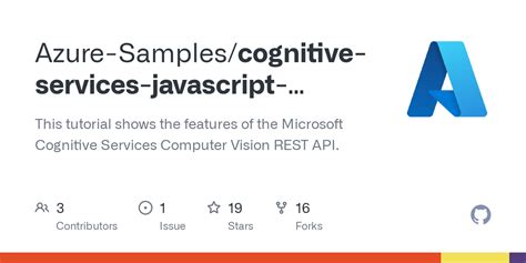 Github Azure Samplescognitive Services Javascript Computer Vision Tutorial This Tutorial