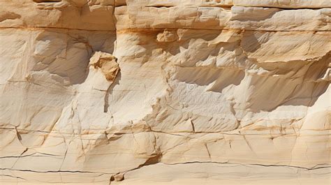 The Rough Craggy Texture Of A Cliff Face With Layers Of Sedimentary