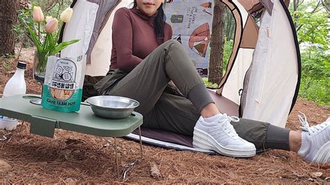 Engvlog나홀로캠핑🏕 달달한혼술 곱새볶음 게장언박싱 요리브이로그집밥 Youtube