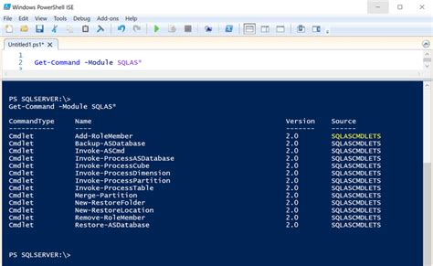 Powershell For Ssas Multidimensional