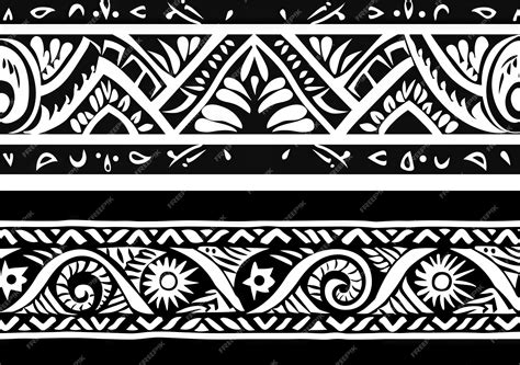 Premium Ai Image Set Of Polynesian Traditional Native Design National