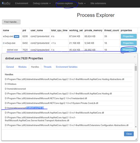 deploying asp core 2 1 application from repo fails · issue 2788