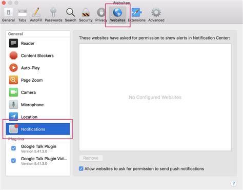 safari notifications how to turn them off