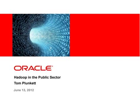 Hadoop In Public Sector Pptx Cloud Computing Internet