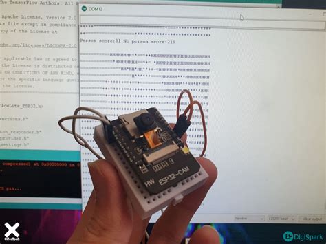 سیستم تشخیص انسان مبتنی برد تراشه Esp32 و نرم افزار Tensorflow دیجی اسپارک