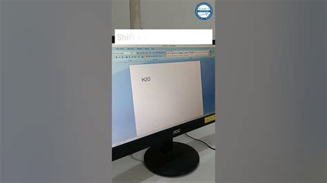 How To Type Subscript Using Keyboard Shortcut Msword Keyboardshortcut Shortcutkey Youtube