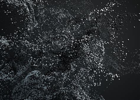 Premium Photo Abstract 3d Rendering Of Flying Particles