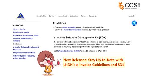 New Releases Stay Up To Date With LHDN S E Invoice Guidelines And SDK