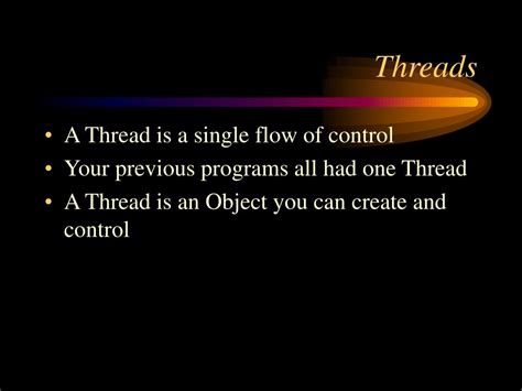 Ppt Threads And Multithreading Powerpoint Presentation Free Download