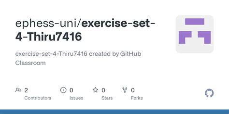 Github Ephess Uniexercise Set 4 Thiru7416 Exercise Set 4 Thiru7416 Created By Github Classroom