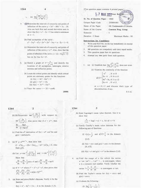 Fundamentals Of Calculus Pdf