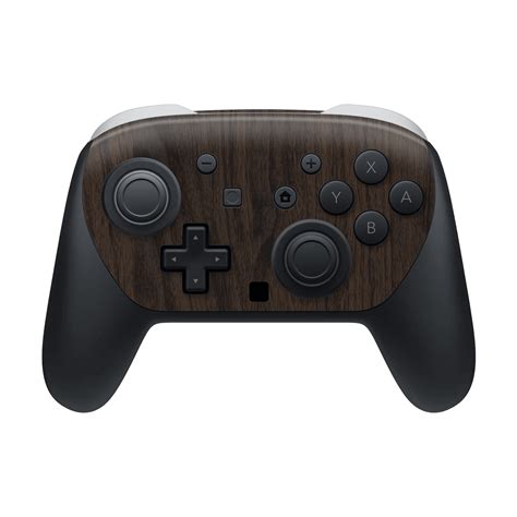 Nintendo Switch 2 Pro Controller Dark Walnut Wood Skin