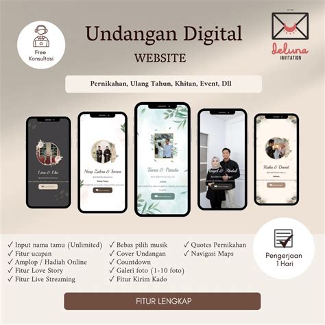 jual undangan pernikahan digital website undangan pernikahan web