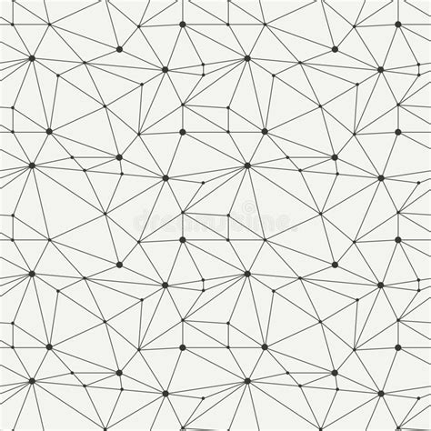 Computer Network Seamless Pattern Stock Vector Illustration Of Connect Connection 36010918