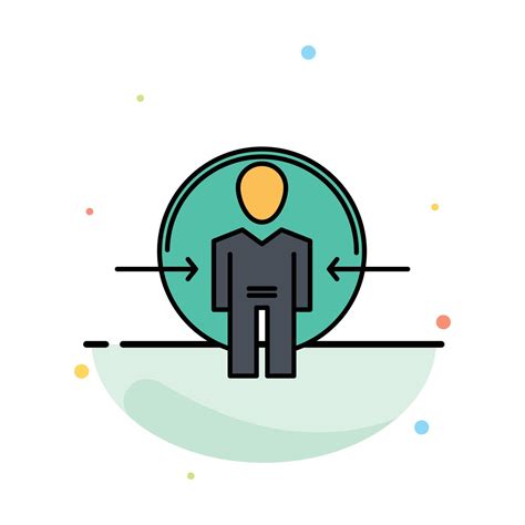 Man User Login Id Identity Abstract Flat Color Icon Template 14650223