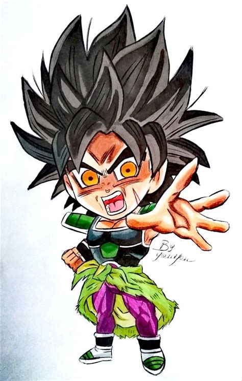 Chibi Broly ☺️😃 My Drawing 😜 Dessin