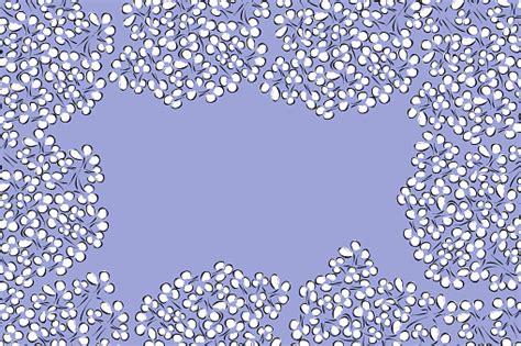 벡터 파스텔 색상의 미니멀한 선형 스타일의 추상적인 꽃 배경 텍스트공간을 복사합니다 손으로 그린 라일락 가지로 만든 프레임 광고 및 인쇄 제품의 디자인 고객 참여에 대한